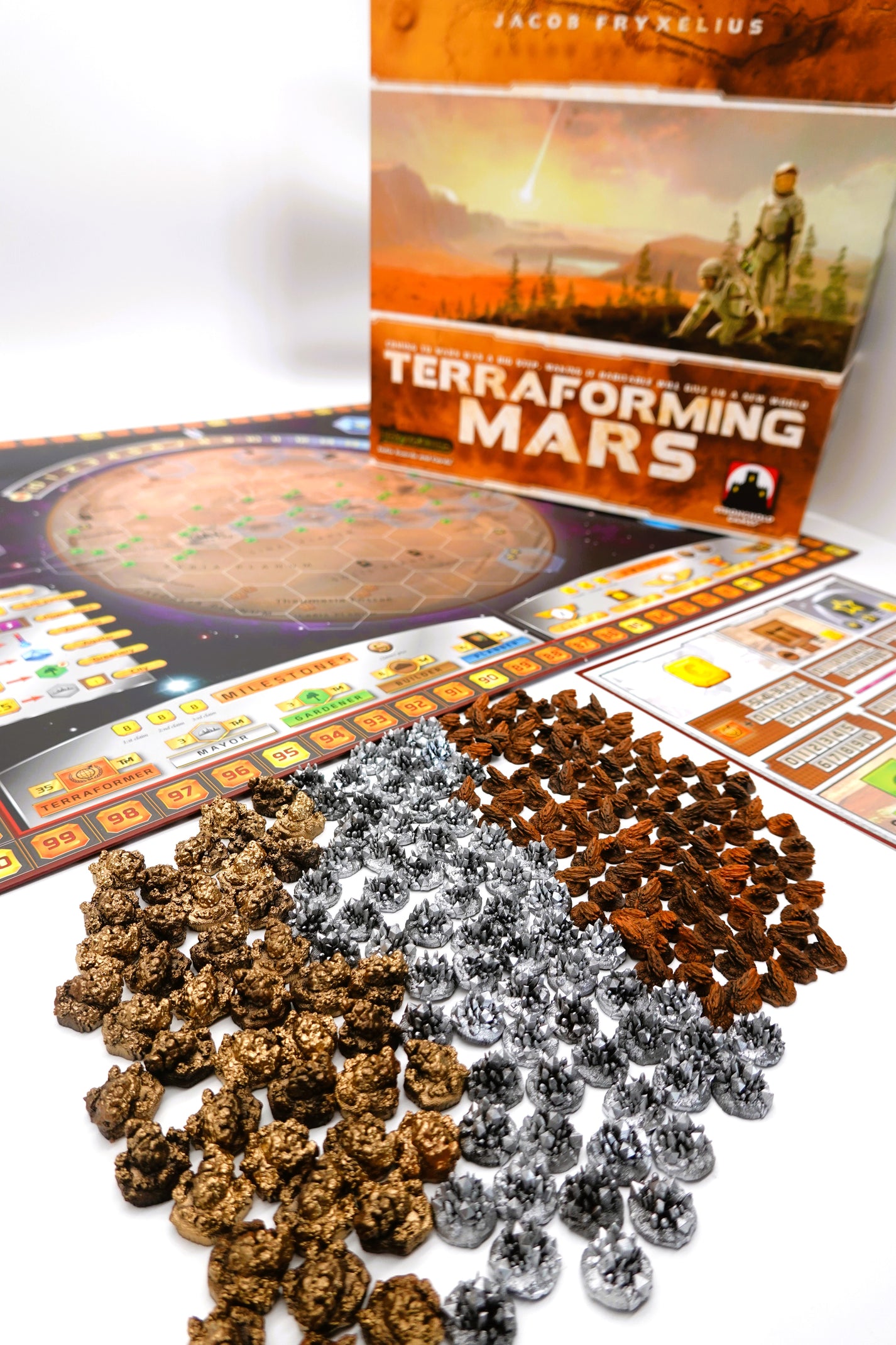 202 Mars resource tokens for Terraforming Mars – 3DLevelup